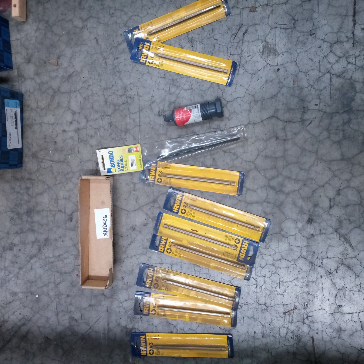 7 Phillips Long Drill bits & 1 Long Series Drill – TWM Clearance Centre