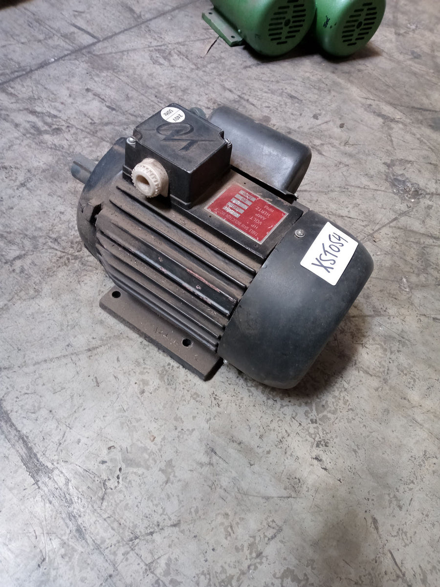 ELECTRIC MOTOR 1.5hp 240 VOLT 26MM SHAFT 1400RPM – TWM Clearance Centre